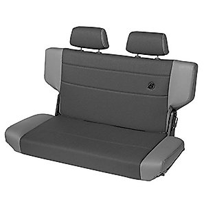 Bestop 3943509 Charcoal Trailmax IL Rear Fold-N-Tumble Rear Seat - Jeep 1997-2006 Wrangler