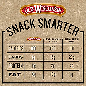 OLD WISCONSIN Beef Snack Sticks, High Protein, Gluten Free, 24 Ounce Resealable Jar