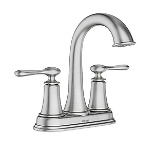Moen 84092SRN Ellicott 4" Lavatory Faucet, Spot Resist Brushed Nickel