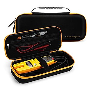 KingSung Hard Case for Fluke T5-600/T5-1000/ T5600/ T6-1000/ T6-600 Electrical Voltage, Tester Multimeter Carrying Storage Bag, Black