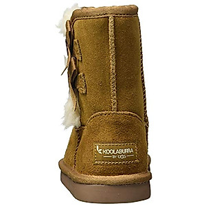 Koolaburra by UGG Unisex-Child Victoria Short Fashion Boot, Chestnut, 02 Youth US Little Kid