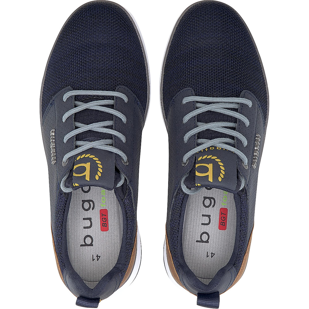 bugatti Men's Sneaker Loafer, Dark Blue, 8.5