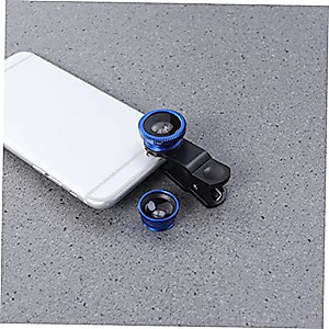 UKCOCO Phone Lens 3pcs Mobile Phone Lens Phone Camera Lens kit Mobile Phone Camera Lens iphonee x Smartphone Phones Smart Phone Camera Lens Suite Appendix self Timer Wide Angle