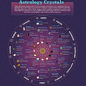 VLINRAS Zodiac Taurus Bracelets Taurus Gifts for Women Men, 6mm Natural Stone Horoscope Bracelets Healing Crystals Zodiac Sign Gifts