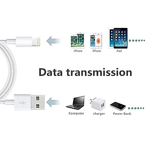 sharllen iPhone Charger Cable (3 Pack 3FT) Fast USB iPhone Charging Cable Long Cord Compatible iPhone 14/13/12/11/XS/Max/XR/X/8/8 Plus/7/7 Plus/6/6 Plus/6S/6S Plus More (White)