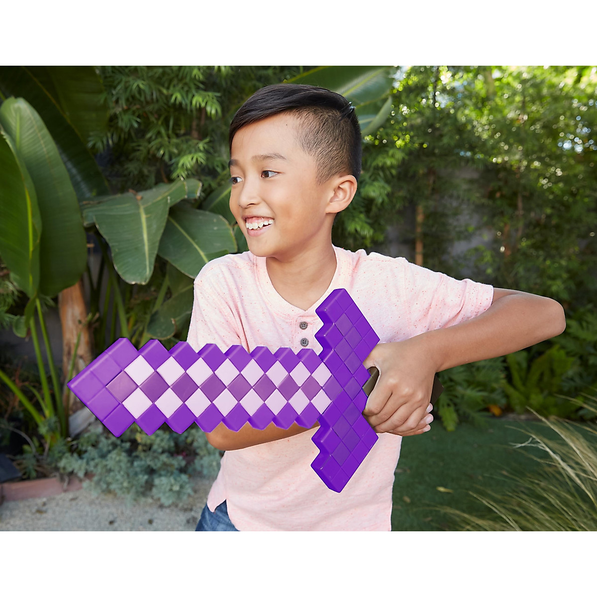 Mattel Minecraft Enchanted Sword, Kid-Sized Wearable Accessory for Role-Play & Costumes