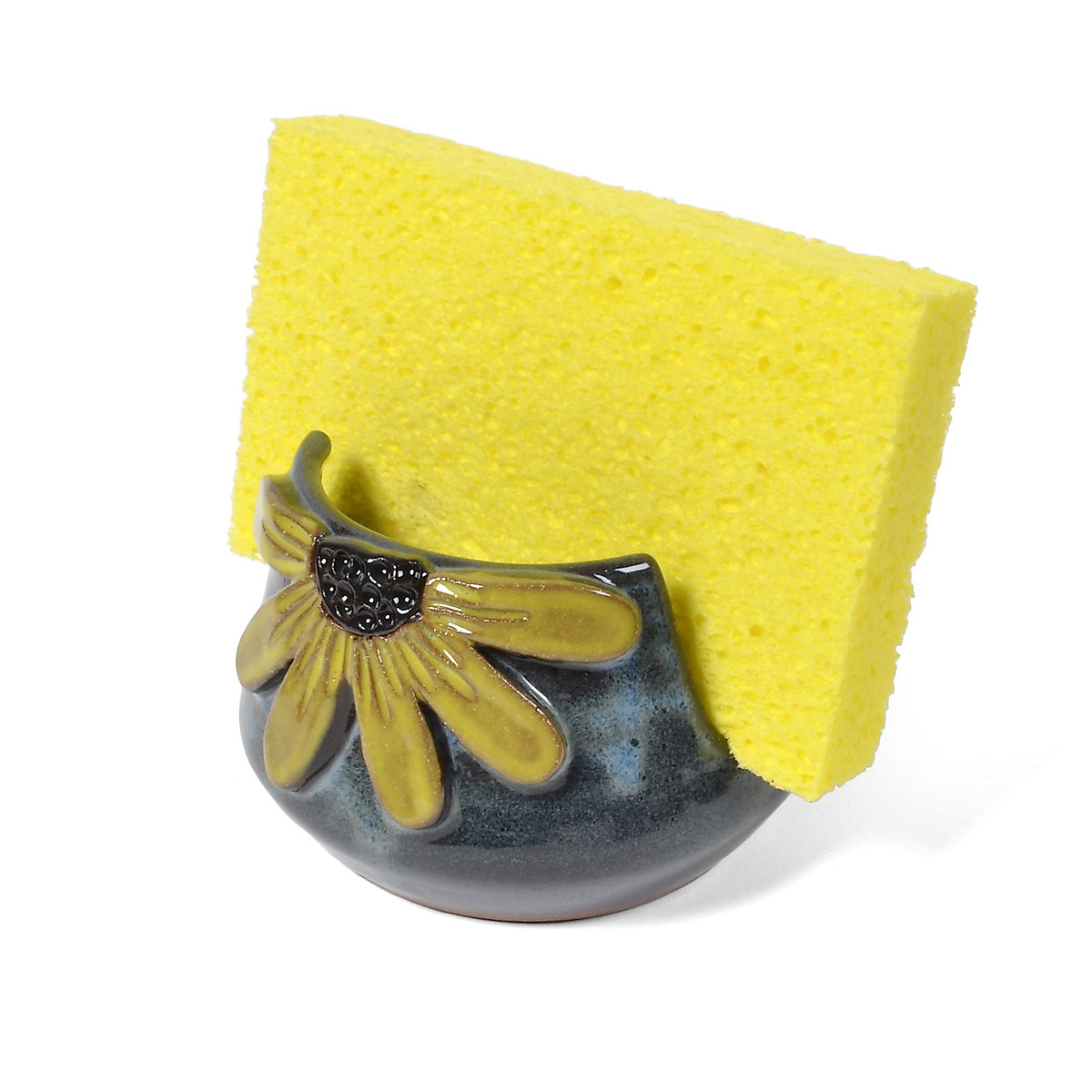 MudWorks Pottery Black-Eyed Susan Sponge Holder