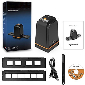 135 Film Slide Scanner Converts Negative,Slide&Film to Digital Photo,Supports MAC/ Windows XP/Vista/ 7/8/10