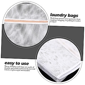 Cabilock 3pcs Hotel Organizer Pouches Washer Net Clothing Bag Factories Machine Mesh for Protector Guard Makeup Washing Travel College Wash Lingerie Bags Dorm Home Zipper Clothes