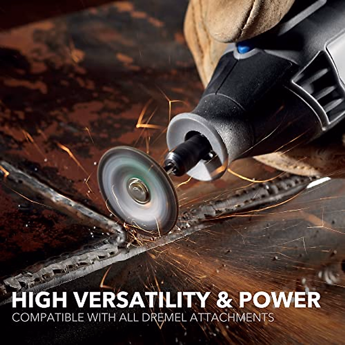 Dremel 4000-2/30 Variable Speed Rotary Tool Kit - Engraver, Polisher, and Sander- Perfect for Cutting, Detail Sanding, Engraving, Wood Carving, and Polishing- 2 Attachments & 30 Accessories