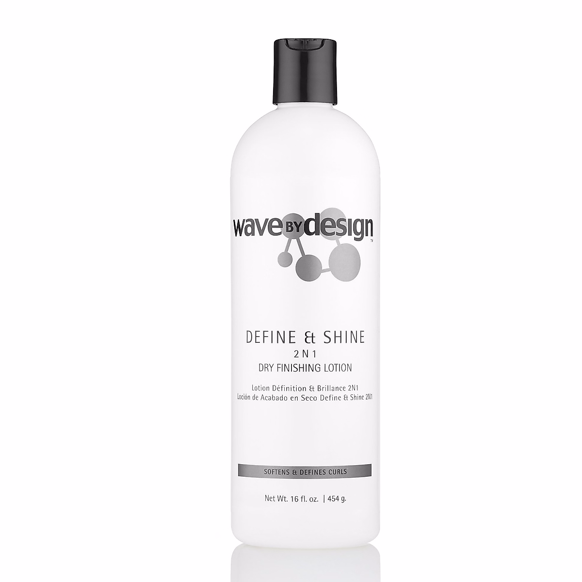 Design Essentials Define & Shine 2-N-1 Dry Finishing Lotion, for Frizzy and Curling Hair, 16 Ounce