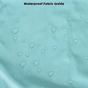 eaxin 2pcs Cloth Diaper Wet Dry Bags Waterproof Reusable with Two Zippered Pockets Stroller Travel Beach Pool Daycare Soiled Baby Items Yoga Gym Bag for Swimsuits or Wet Clothes-11 x 14"