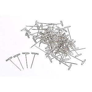 Tupalizy 120PCS 1 Inch Nickel Plated Steel T-Pins