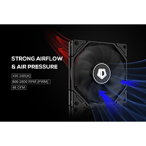 ID-COOLING IS-47-XT 47mm Height Low Profile CPU Cooler 4 Heatpipes CPU Air Cooler for HTPCs, ITX, and Small Form Factor Builds, 92x92x15mm Slim Fan, Support Intel LGA1700/1200/115X