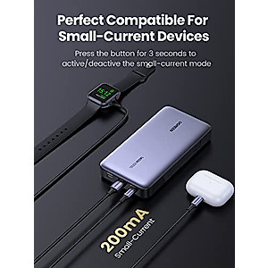 UGREEN 145W Power Bank for Laptop, 25000mAh Portable Charger with USB-C Fast Charging, 3-Port, Digital Display, Fast Recharge, Compatible with MacBook Pro, iPhone 14 Series, Samsung, AirPods, and More
