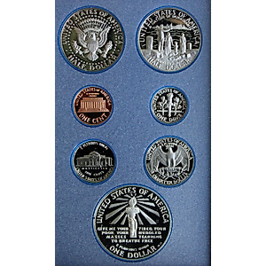 1986 S Prestige Proof Set 7-Coins in Original US Mint Packaging with COA Proof