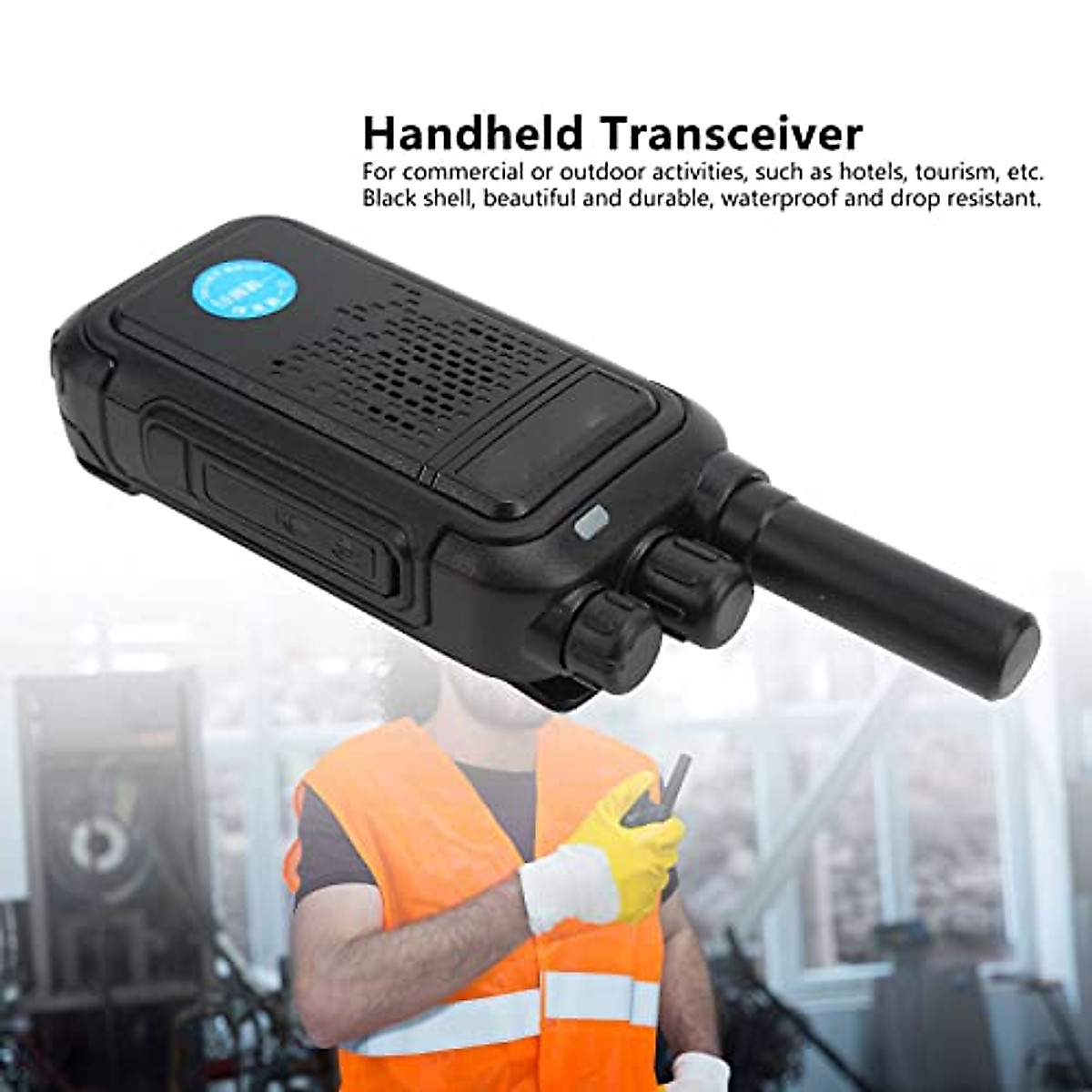 Portable Walkie Talkie, Talkabout Radio AC100240V Handsfree for Outdoor Camping US Plug