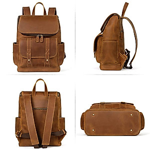 BOSTANTEN Leather Backpack bundle Mens Belts