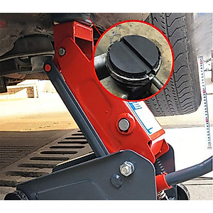 2PCS Universal Jack Pad Slotted Rubber Jack Pad Medium Size - Frame Rail Protector Puck/Pad Keeps Pinch Weld