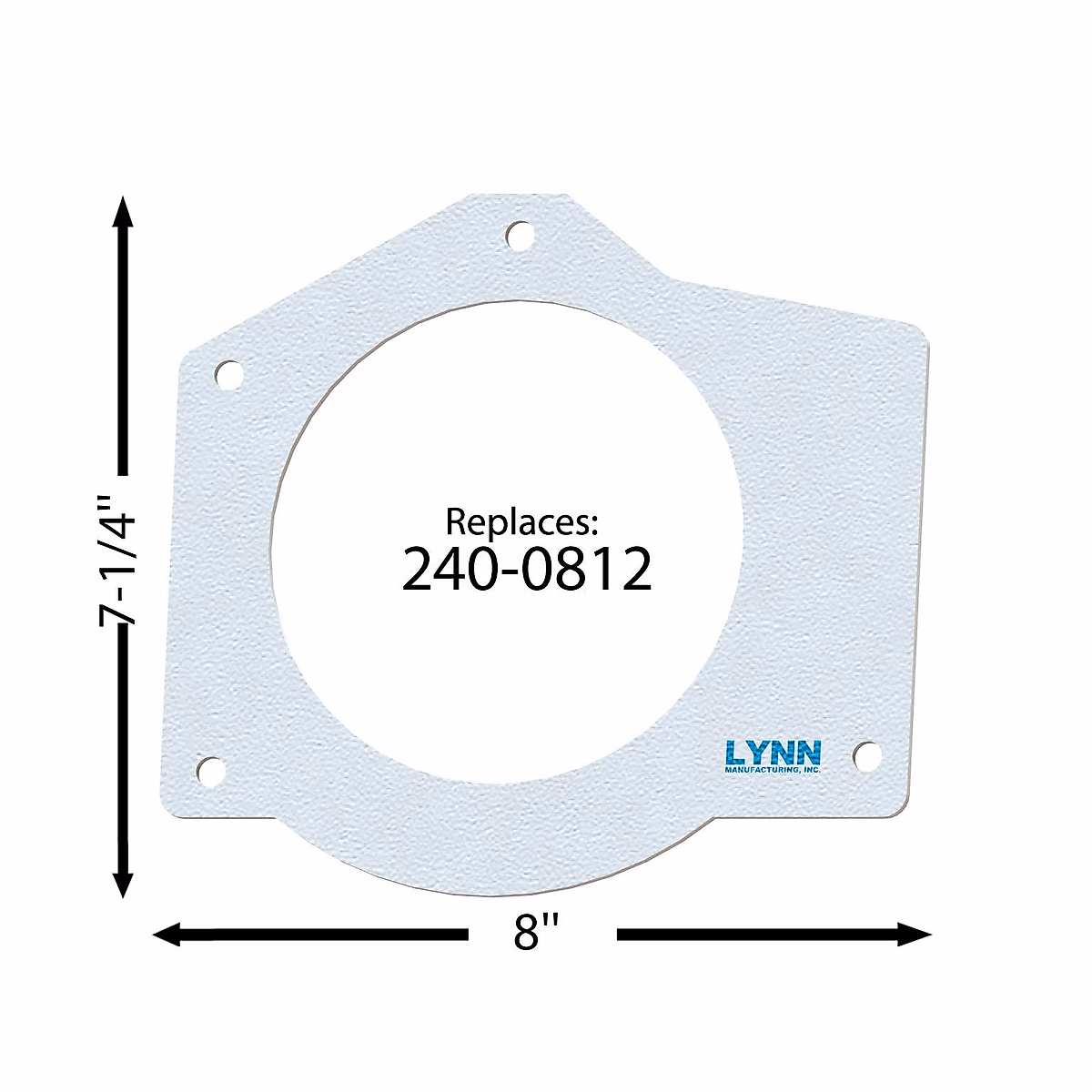 Lynn Manufacturing Replacement Quadrafire Combustion Blower Housing Gasket 240-0812, 2380J