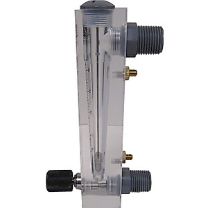 PRM AIR Injection/AIR SPARGE ROTAMETER with Integrated Flow Valve; 1-10 CFM / 30-300 LPM