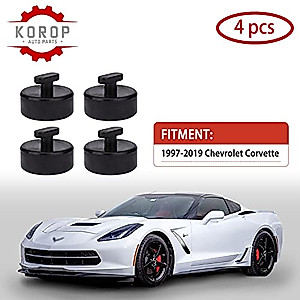 Lifting Jack Pad (4pcs) Compatible with Chevy Corvette C5 C6 C7, Rubber Lift Point Adapter Jack Pucks with Storage Bag