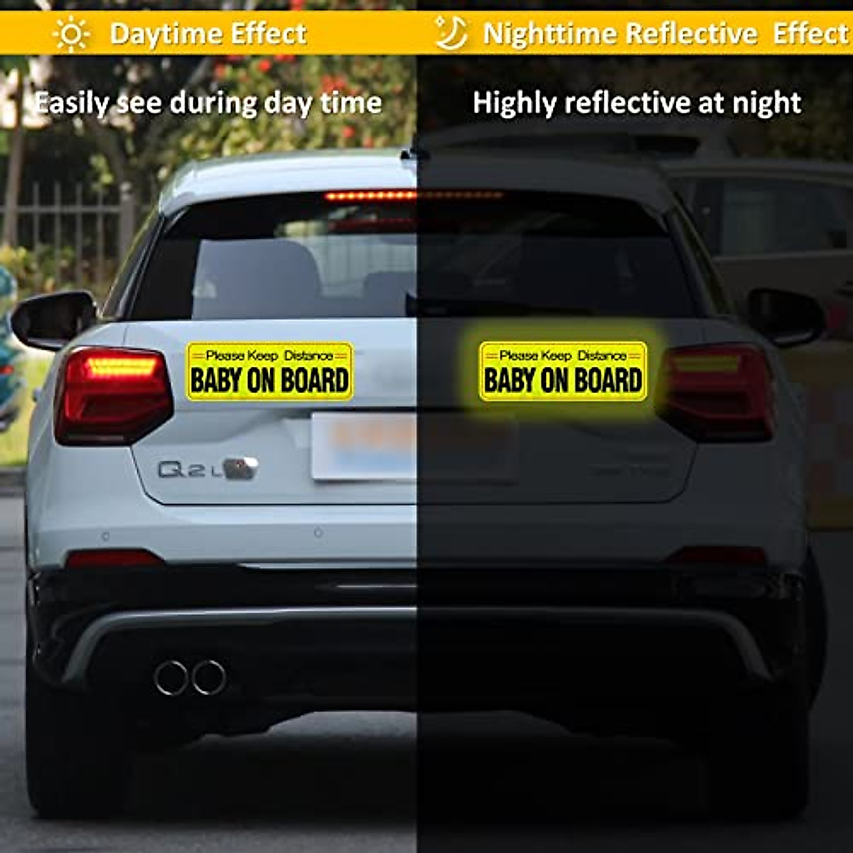 Baby on Board Please Be Patient Magnet Decal Safety Signs for Baby on board Magnet for Car，Baby on Board Magnet for Car，Baby on Board Signs For Car