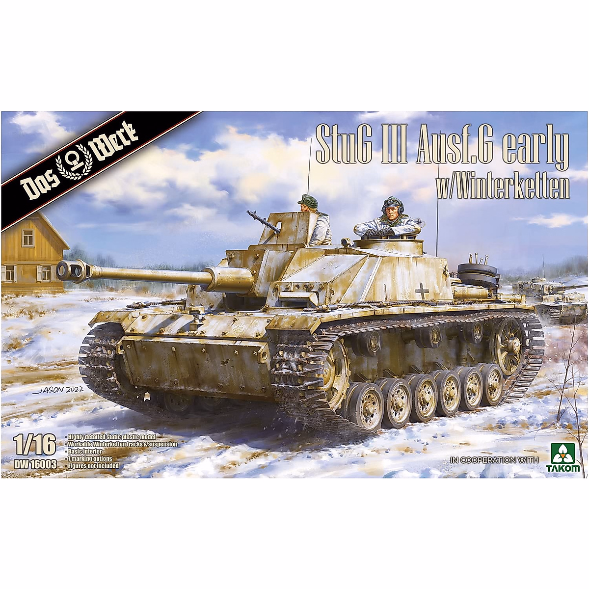 Das Werk 16003 1/16 STUG III with Winterketten Mode Model Tank Kit