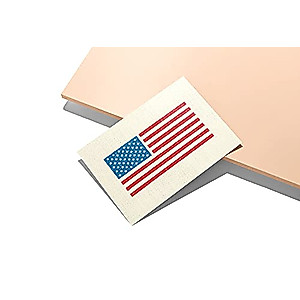 Twigs Paper - American Flag Note Cards - 12 Blank Patriotic Greeting Cards With Envelopes - Eco Friendly Stationery - 5.5 x 4.25 Inch - Made In USA