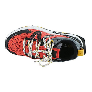 New Balance Women's Fresh Foam Hierro V5 Trail Running Shoe, Toro Red/Black, 11