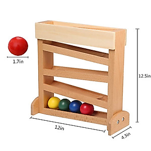 JE JOUE Montessori Tracker Ball Maze Baby Wooden Toys for 1-3 Year Old