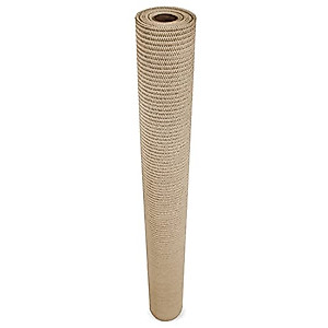 Coolaroo 90% UV Block Sun Protection and Privacy Screen Shade Fabric Roll, 6' x 15', Wheat