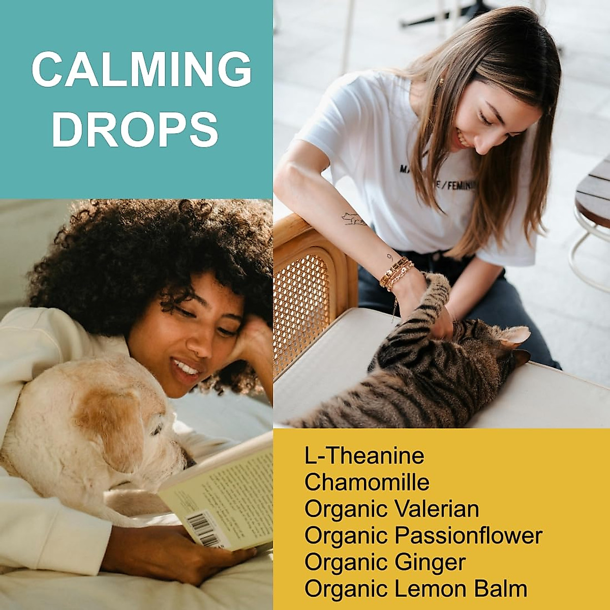 HEMPWAY Pet Calming Drops - Anti-Separation Natural Dog Cat Calming Formula for Well-Being and Comfort - 120 Servings - Bacon Flavor 4 oz 120 ml