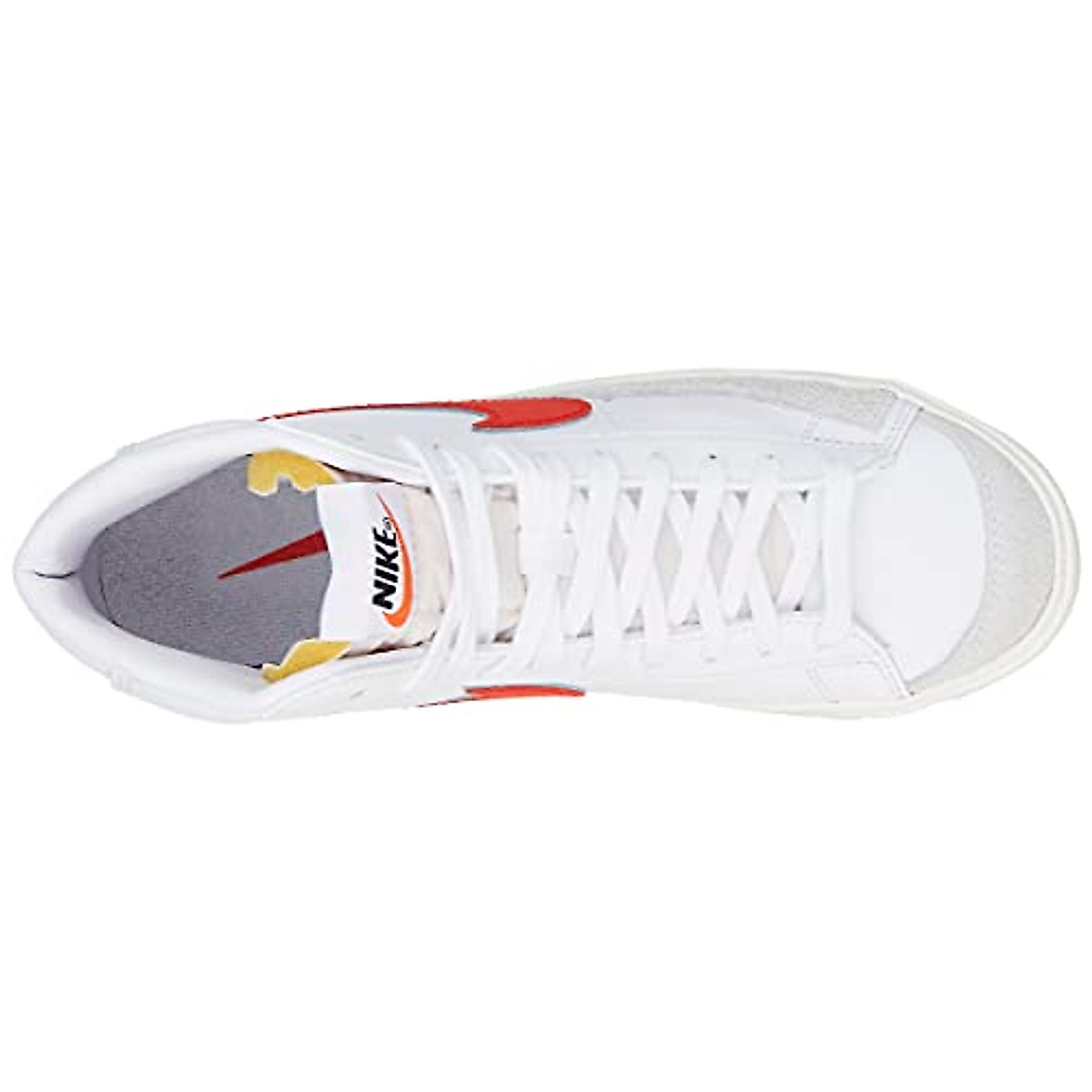 Nike Women's Low-Top Sneakers, White Habanero Red Sail, 12