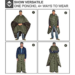 onewind XL Top Quilt with Footbox, Deluxe Quilt Poncho Recycled Nylon Fabric Dupont Sorona Filling Lightweight and Portable Hammock Over Quilt Sleeping Bag Alternative for Camping Backpacking Hiking