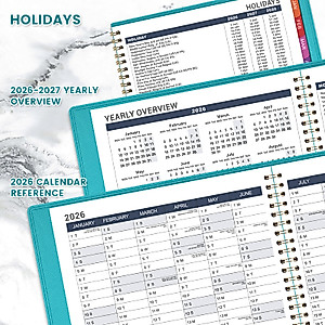 Weekly Appointment Book 2023 - Daily Hourly Planner 2023, January 2023- December 2023, 8.4" x 10.6", 15-Minute Interval, Flexible Soft Cover, Twin-Wire Binding, Perfect for Your Life