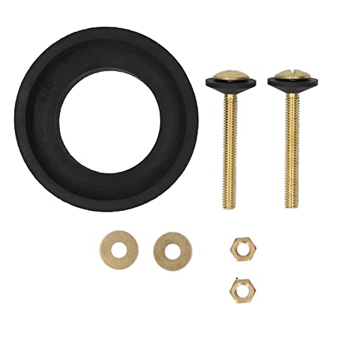 Pyhodi Toilet Tank to Bowl Sealing Gasket, Resistant Strong Sealing Easy to Install Toilet Tank to Bowl Repair Kit for Home