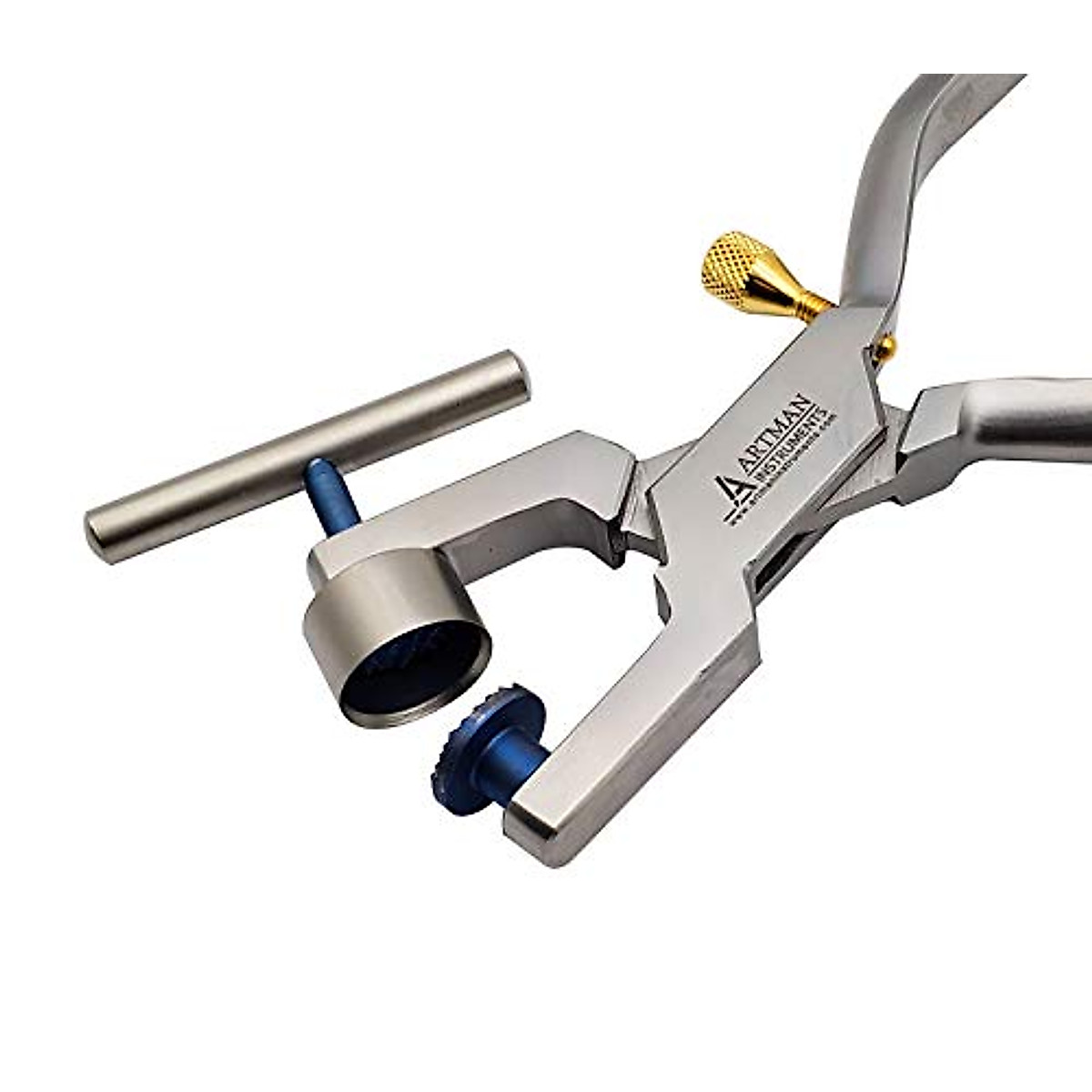 Bone Morselizer Bone Mill Crusher with Titanium Plates Dental implant Bone Grafting