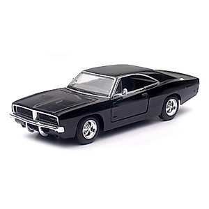 1969 Dodge Charger R/T Black 1/25 Diecast Model Car by New Ray 71893 B