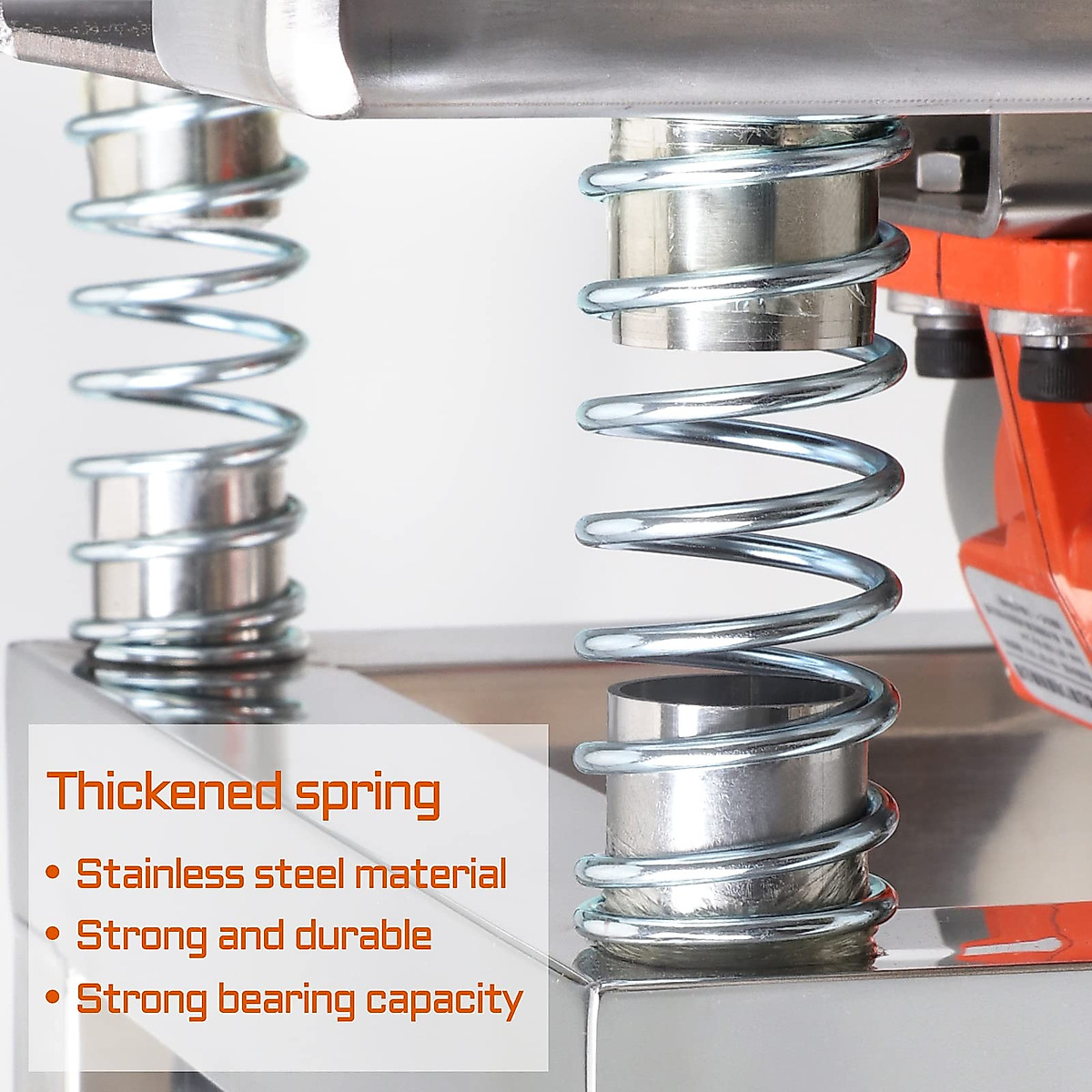 ICZW Concrete Vibration Table Small Vibrating Test Bench Stainless Steel 110V (13.78 X 13.78 inches)