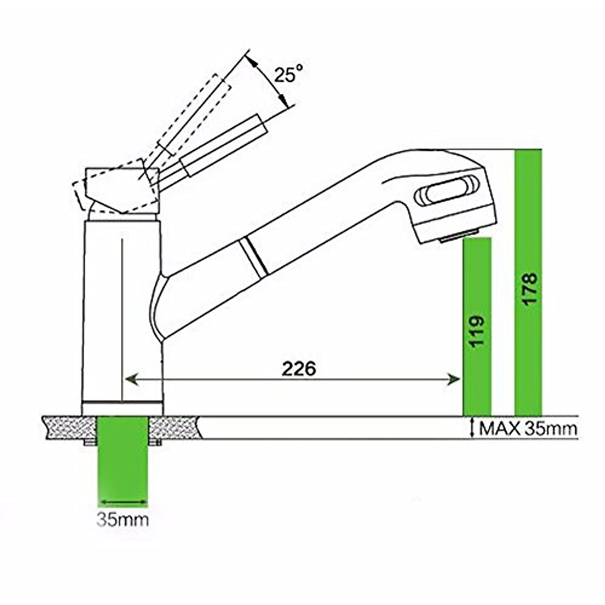 SJQKA-The Utility Model relates to a hot and Cold Water tap, a Kitchen Faucet, a Water Tank Faucet, and a Rotary Washing Basin