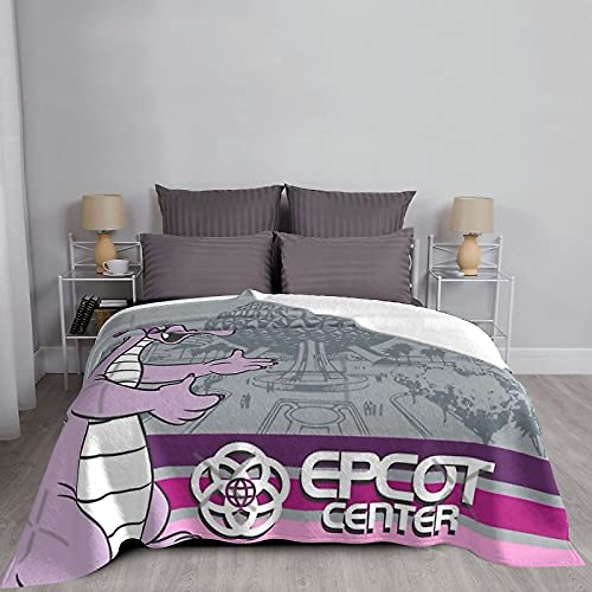 JIYINJI Figment Novelty Blanket Fleece Throw Blanket Super Soft Lightweight for Youth 60"X50".