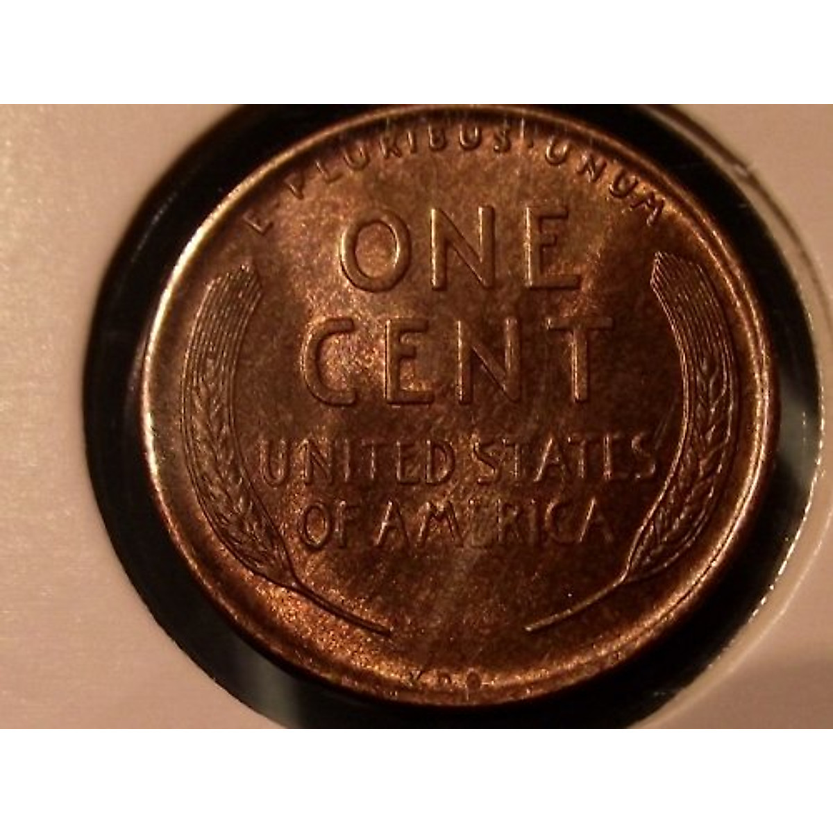 Coin 1909 VDB Penny Ms Rd/Bn