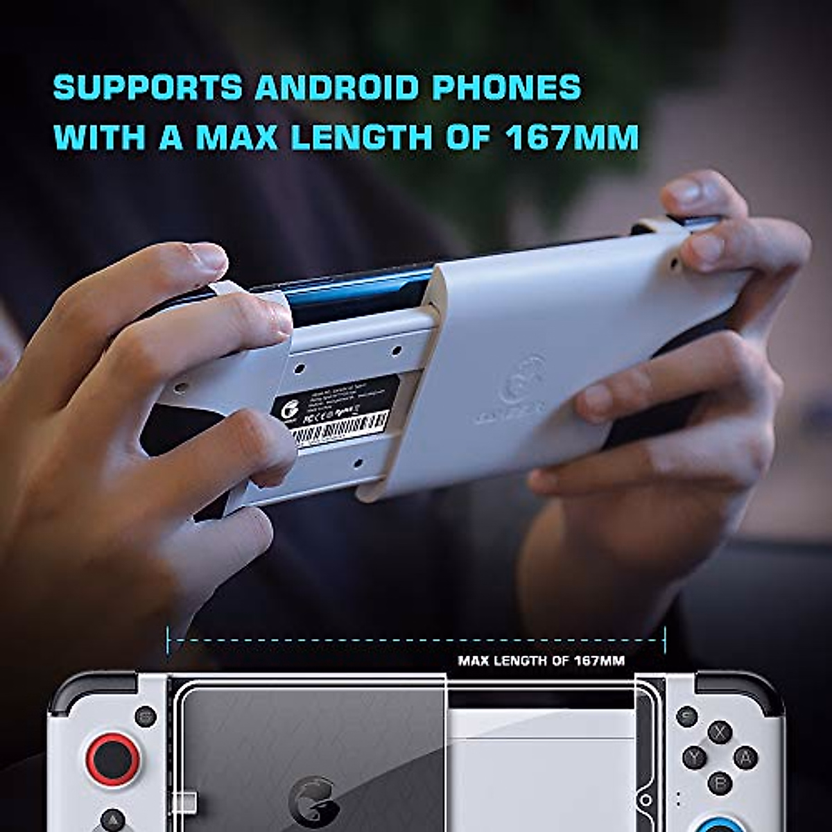 GameSir X2 Type-C Mobile Game Controller for Android Phone - Xbox Cloud, Stadia, Vortex Gaming Supported, 51° Movable Wired Joystick, Plug and Play E-Sports Gamepad, Clickable Analog Thumbsticks