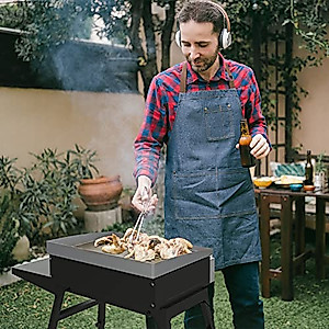 GLOWYE New Griddle Table Top Plate for Blackstone 22 inch Tabletop Griddle, Heavy Duty Stainless Steel Griddle Plate for Blackstone Portable Grill Griddle Replacement Parts with Carry Bag