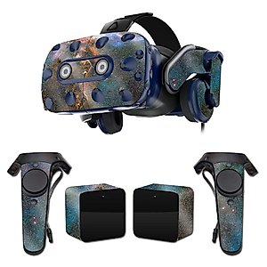 MightySkins Glossy Glitter Skin for HTC Vive Pro Full Coverage - Eagle Nebula | Protective, Durable High-Gloss Glitter Finish | Easy to Apply, Remove, and Change Styles | Made in The USA