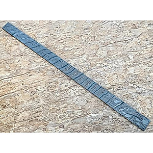 27 Inches Handmade Damascus Steel Blank Billet With Cable Twisted Pattern