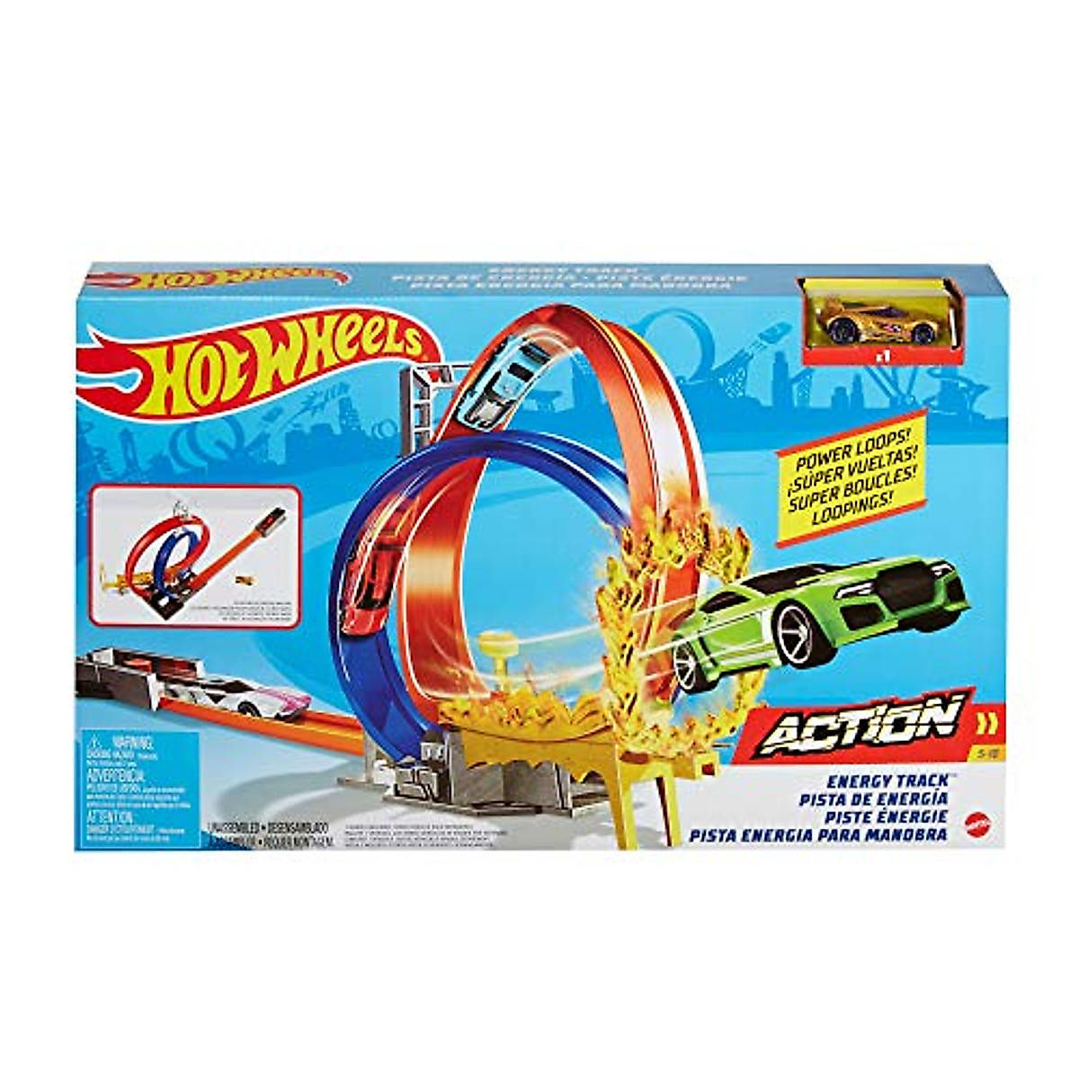 Hot Wheels Energy Track + 1 Dcc