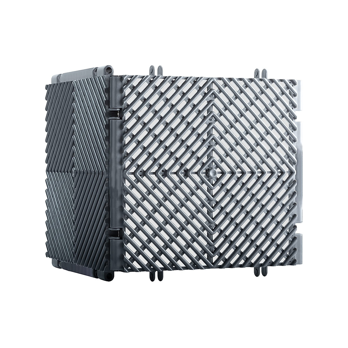 Ready Covers EZ Connect Cover- Vented Safety Steam Radiator Cover/Protective Heating Cabinet for Home & Office: Easy Snap Connection. Not just For Radiators, Cover Just About Anything (50, Charcoal)