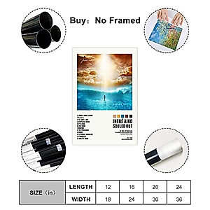 Jhené Aiko Souled Out Poster Album Cover Poster Canvas Poster Wall Art Decor Print Picture Paintings for Living Room Bedroom Decoration Unframe-style 12x18inch(30x45cm)